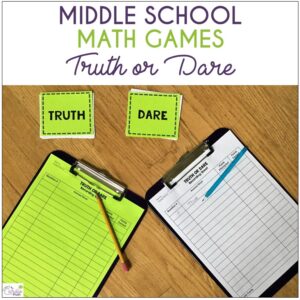 Math Task Cards With a Twist - Print and Digital Truth or Dare ...