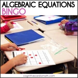 Playing Algebraic Equations Bingo in Middle School Math - Cognitive ...