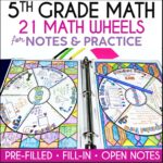 Math Wheels: Ultimate Tool for 5th Graders' Note-Taking Success