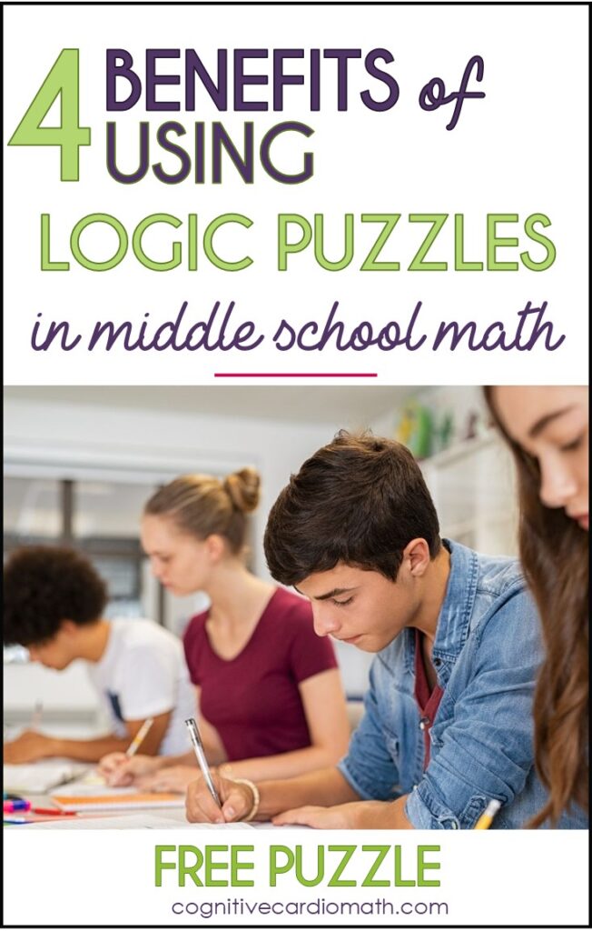 Using Logic Puzzles In Middle School Math Cognitive Cardio Math