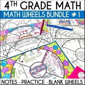 Math Wheels: Ultimate Companion For Math Notes in 4th Grade