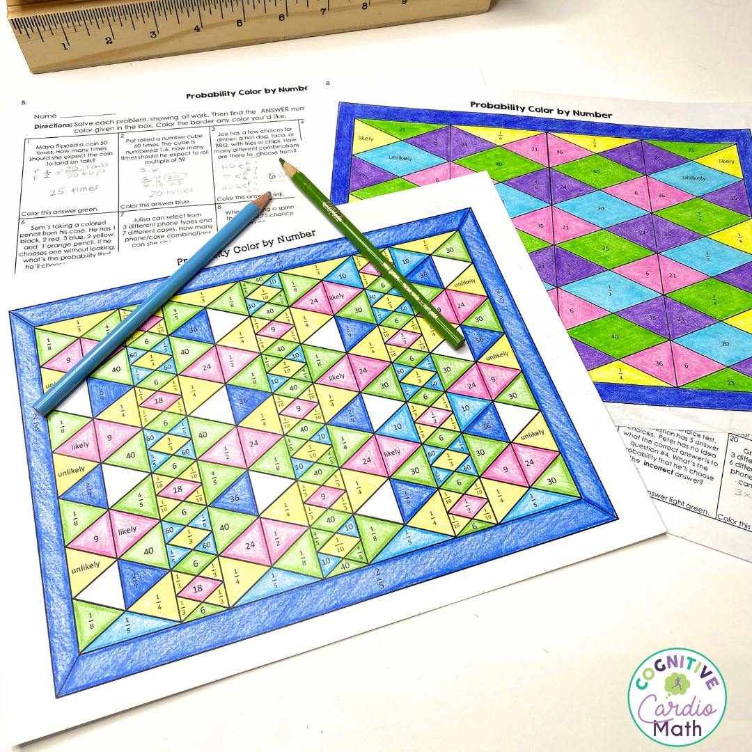 Color by Number Activities in 7th Grade: Mindfulness Made Easy