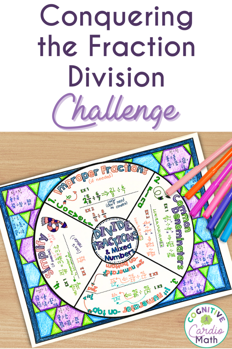 Conquering the Fraction Division Challenge - Cognitive Cardio Math