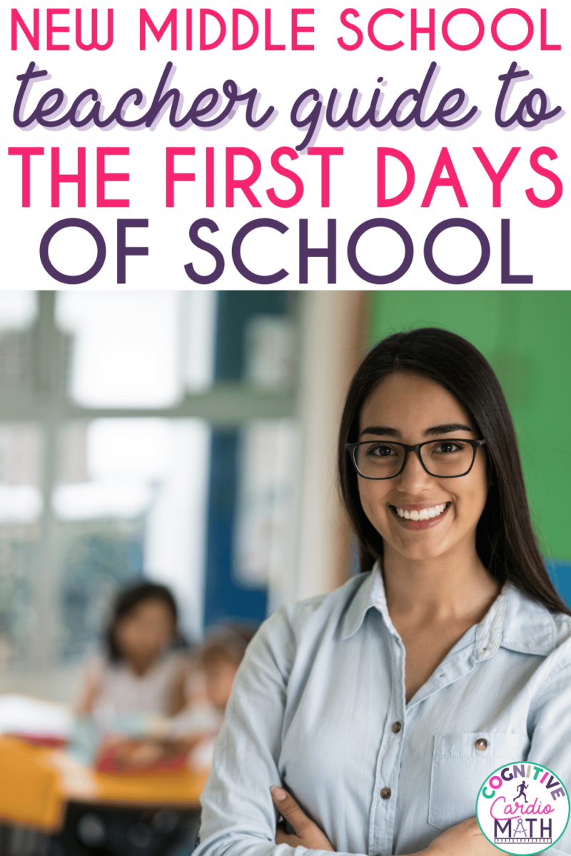 New Middle School Teacher Guide to the First Days of School - Cognitive ...