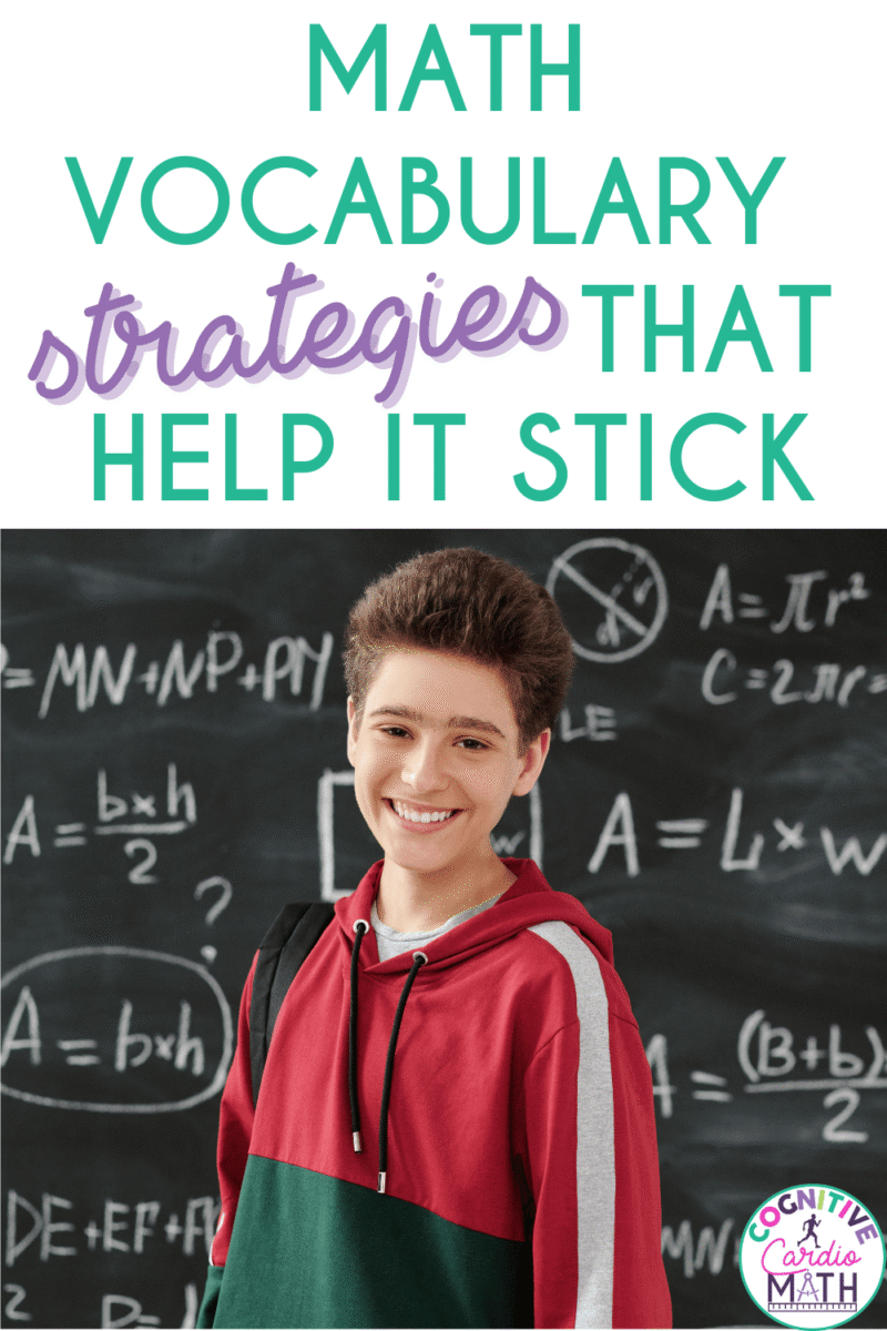 Math Vocabulary Strategies That Help It Stick! - Cognitive Cardio Math