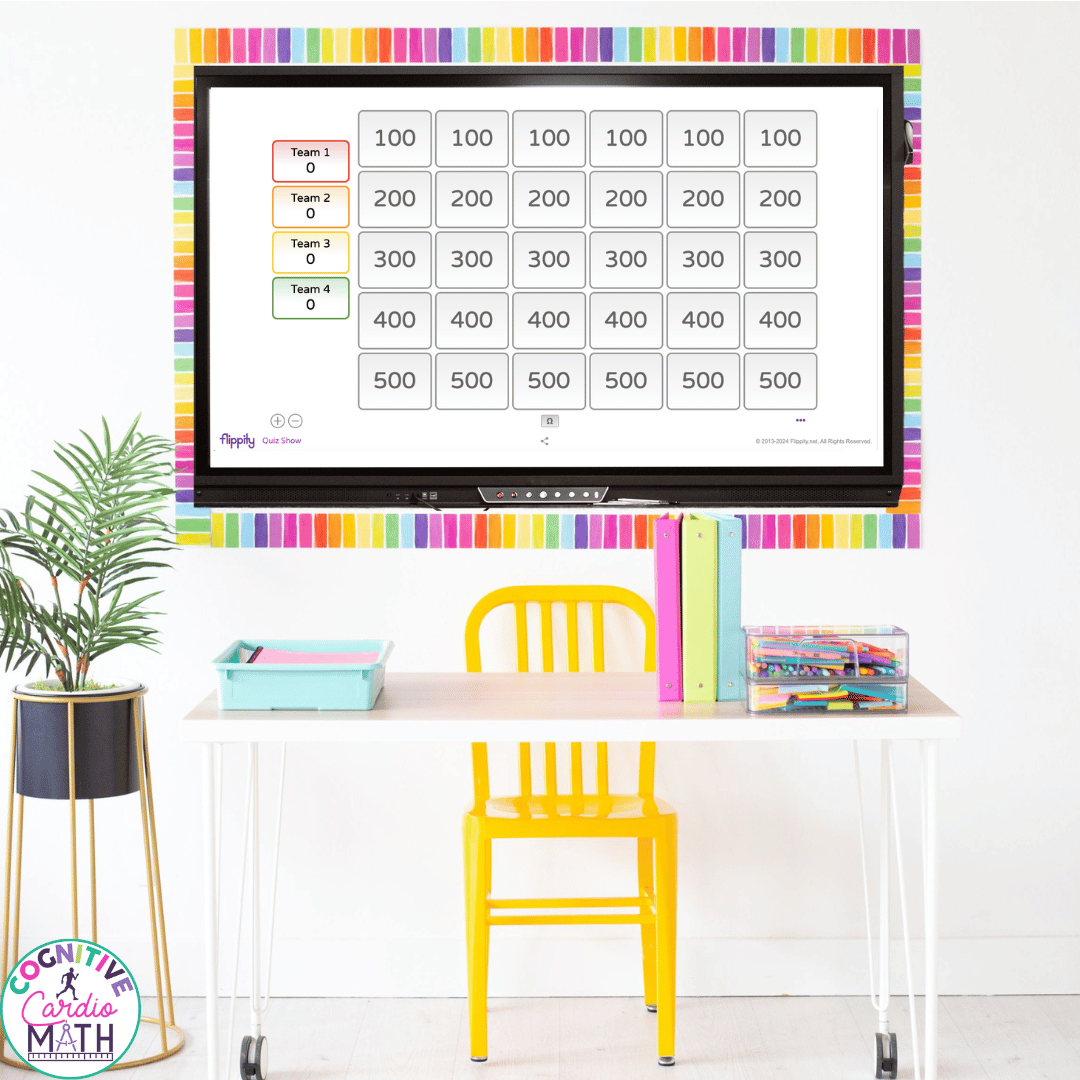 Low Prep and Fun Math Review Games and Activities - Cognitive Cardio Math