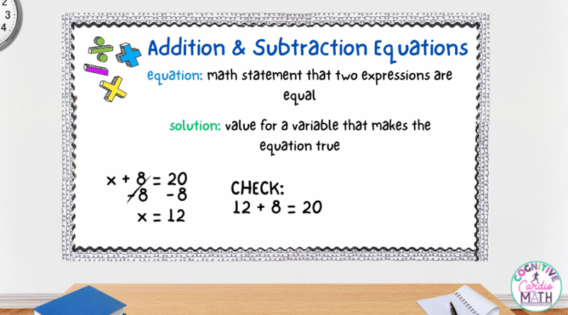 How to Confidently Teach One Step Equations in 6th Grade Math ...