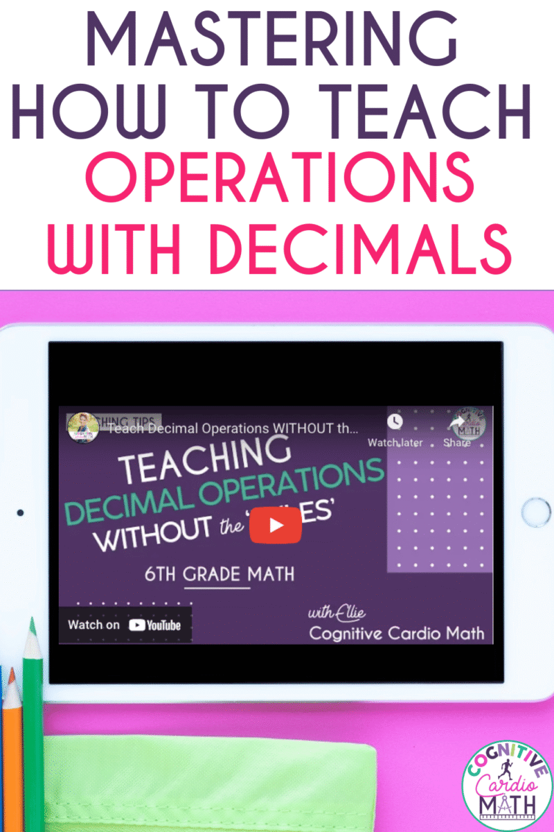 Mastering How to Teach Operations With Decimals - Cognitive Cardio Math