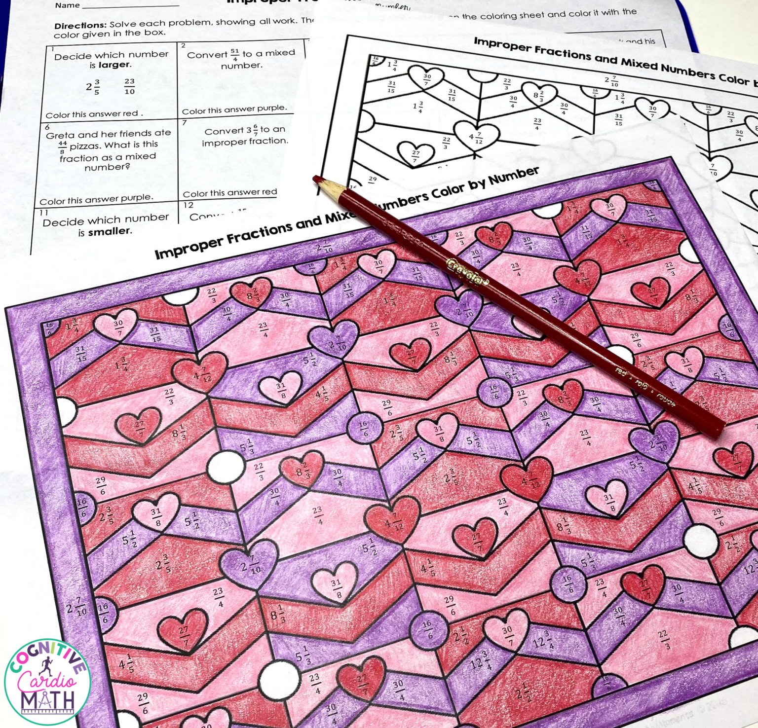How to Build a Library of Color by Number Review Activities for the ...